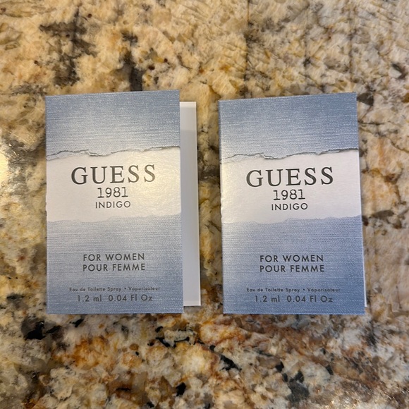 Guess | Bath & Body | 2x Guess 981 Indigo Samples | Poshmark